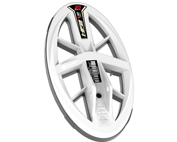 XP Deus 2 HF2 Elliptical Coil - 9.5" x 5" - Lower Stem and Coil Cover